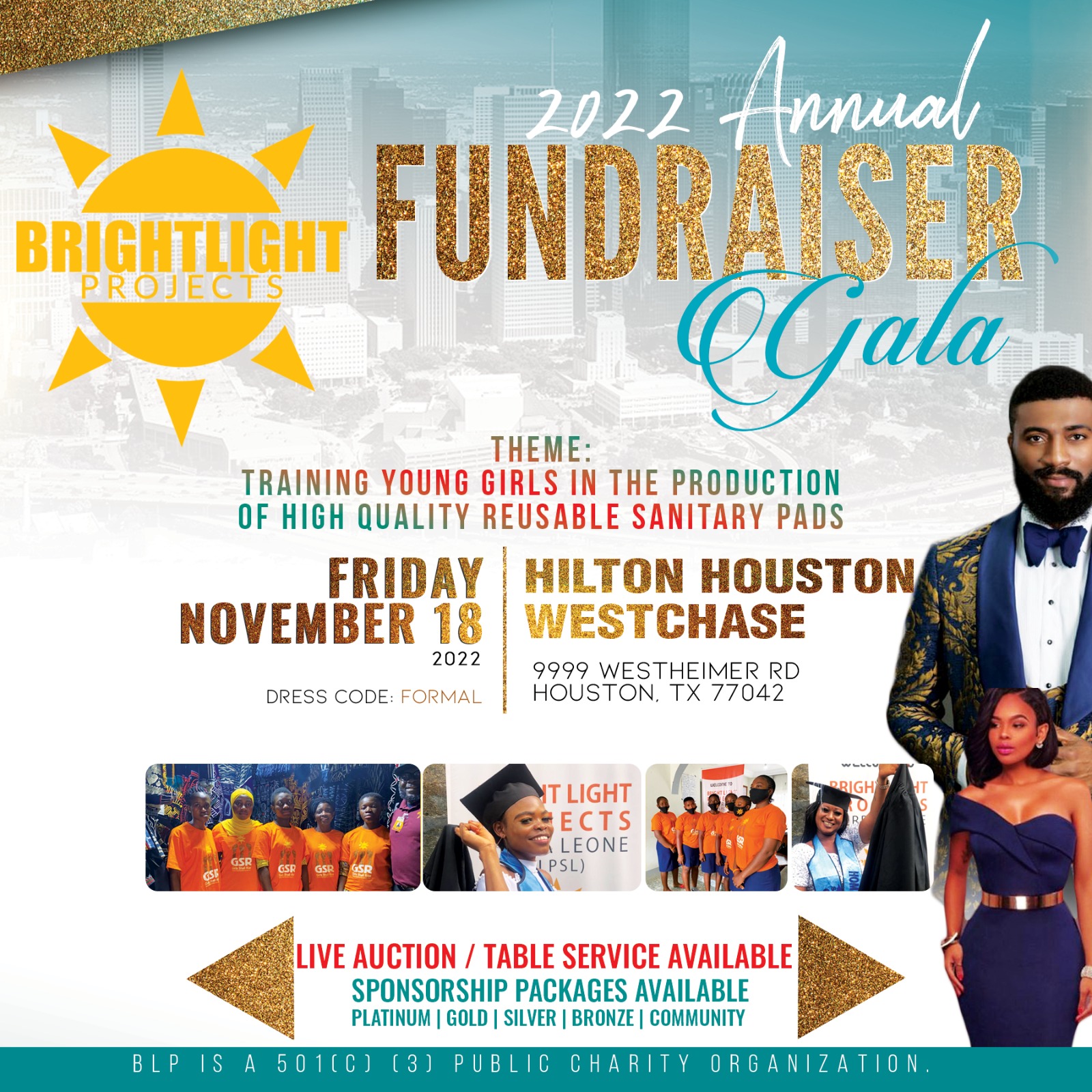 Bright Light Projects 2022 Annual Fundraiser Gala - Bright Light Projects